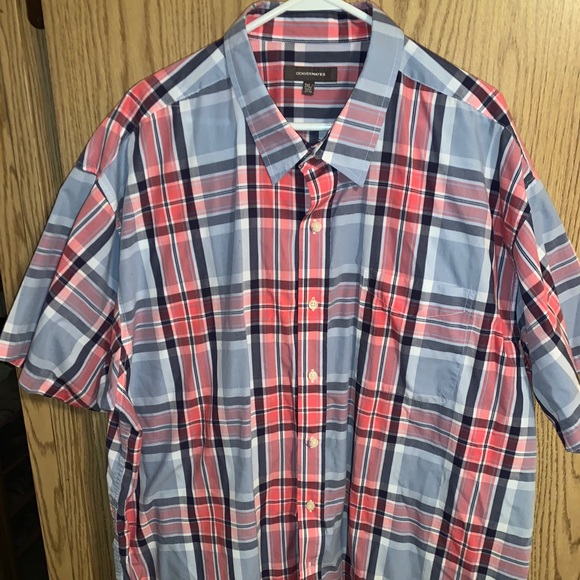 Denver Hayes | Shirts | Denver Hayes Mens Casual Short Sleeve Button ...